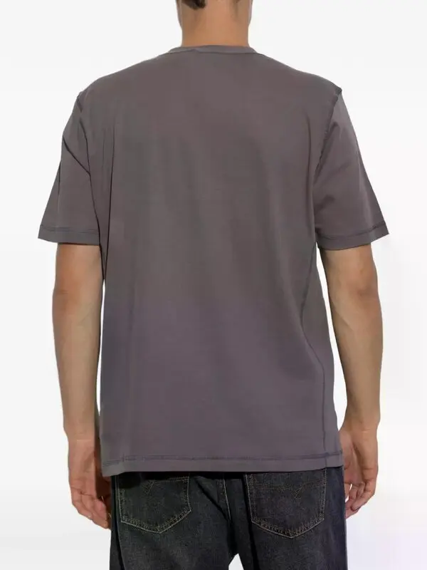 DIESEL® Logo-plaque Topstitched T-shirt