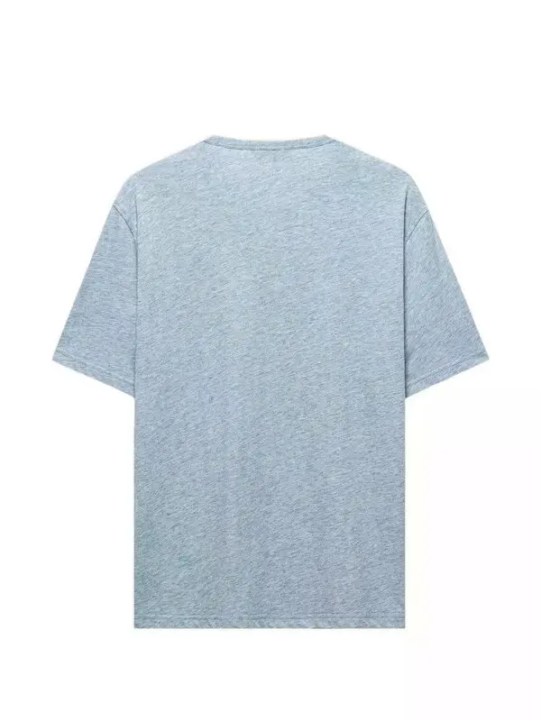 Shanghai Tang Shou Embroidered T-shirt - Grey