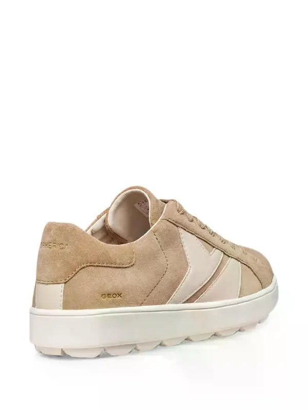 Geox Spherica Ecub-1 Panelled Lace-up Sneakers