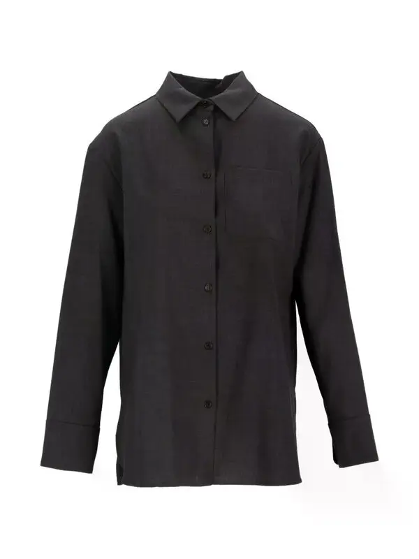 Max Mara Chest-pocket Button-down Shirt - Grey
