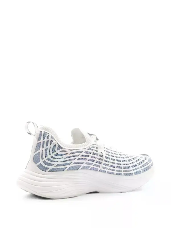 Apl Techloom Zipline Cage-detail Lace-up Sneakers - White