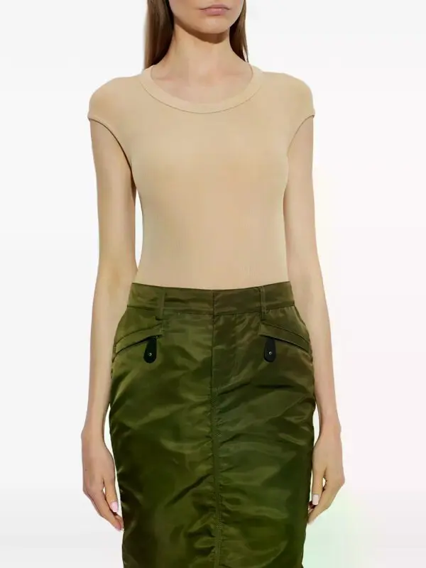Dsquared2 Logo-appliqué Ribbed Bodysuit