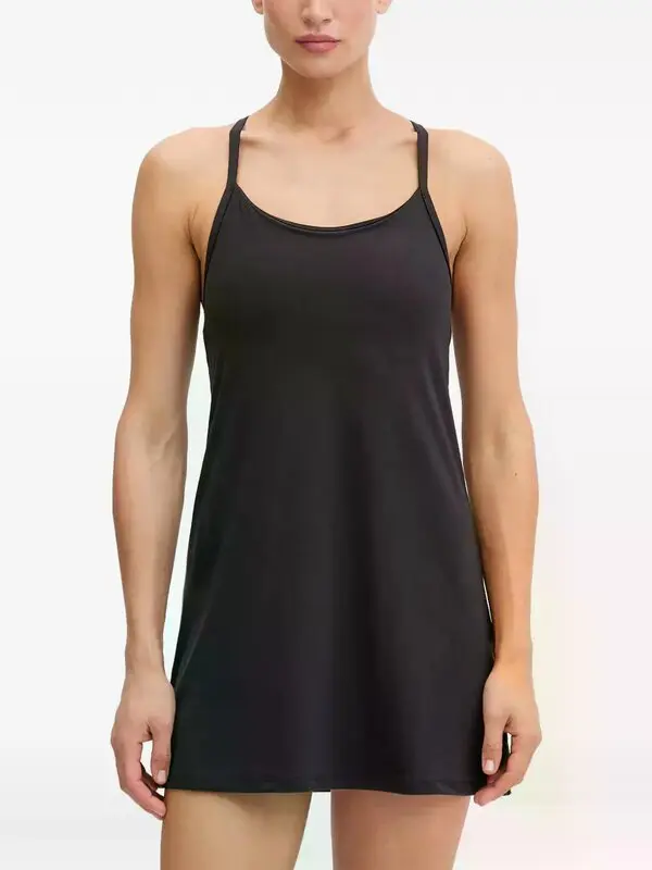 Under Armour Mini Cross-back Built-in Shorts Dress - Black