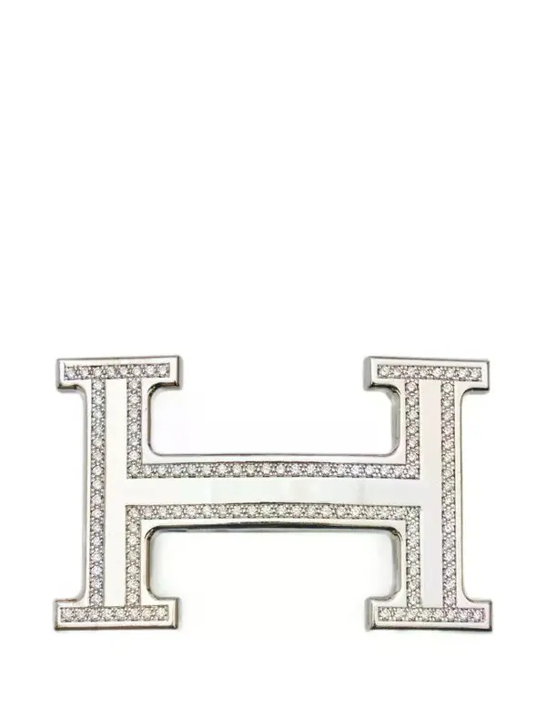 Hermès H-motif Belt Buckle - Silver