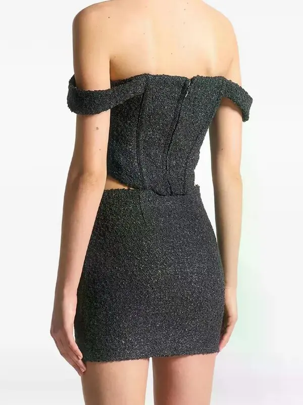 Manière De Voir Bonnie Boucle Bardot Corset Top