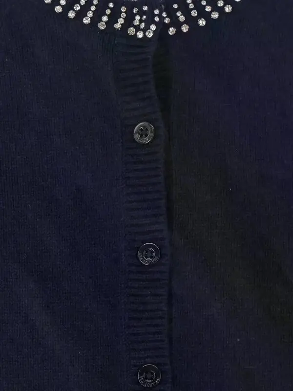 SEMICOUTURE Hennie Crystal-embellished Button-front Cardigan