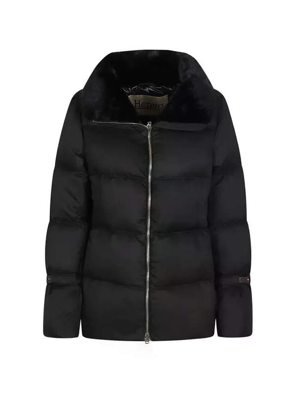 Herno Faux-fur Collar Padded Coat