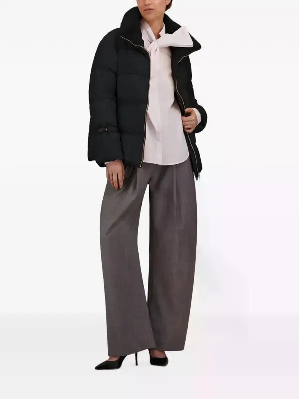 Herno Padded Coat With Faux-fur Collar