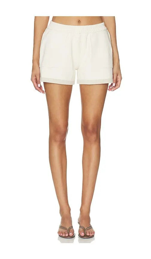 L'academie Dae Contrast Knit Short
