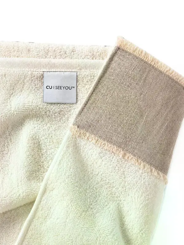 CU I SEEYOU Fringed-trim Bath Towel