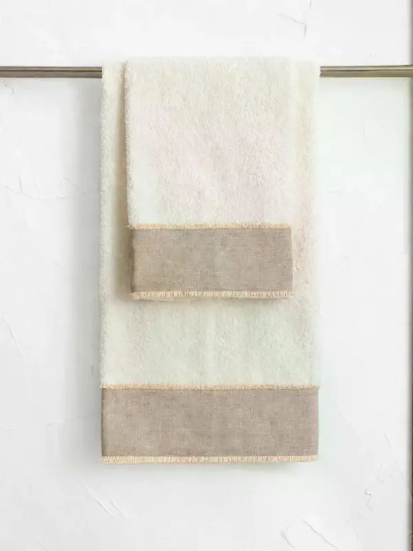 CU I SEEYOU Fringed-trim Bath Towel