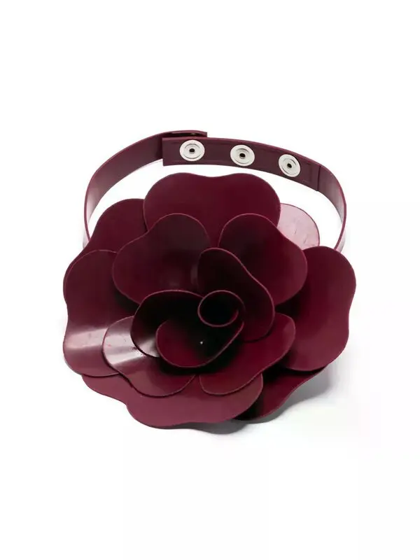 Philosophy Di Lorenzo Serafini Floral Appliqué Choker - Red