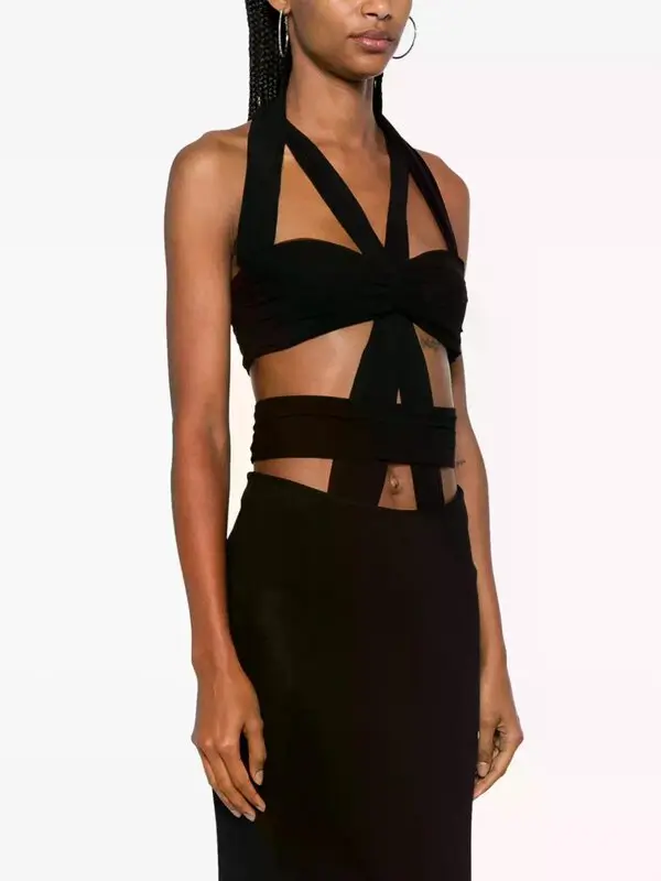 Philosophy Di Lorenzo Serafini Draped Cutout Bodysuit