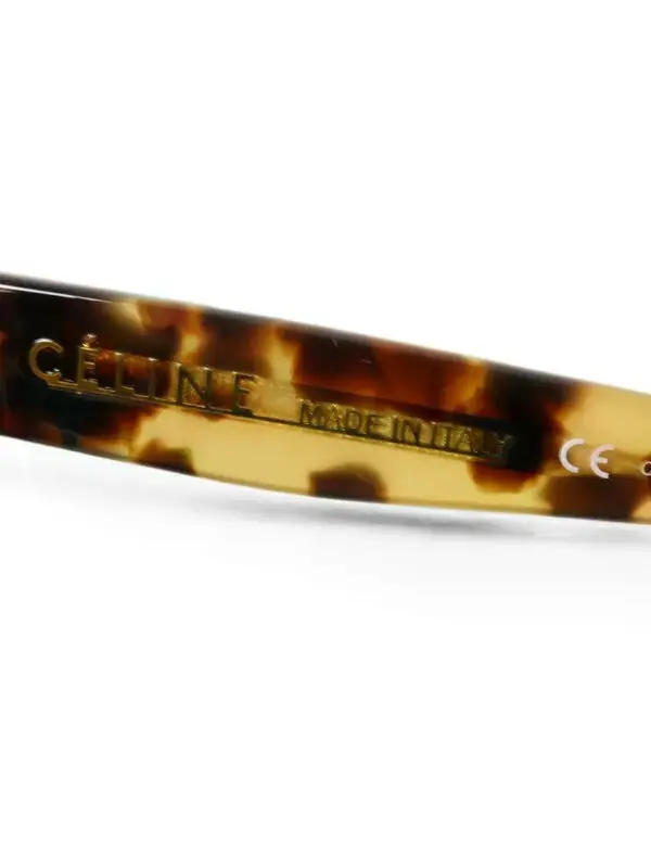 Celine Tortoiseshell-effect Cat-eye Sunglasses