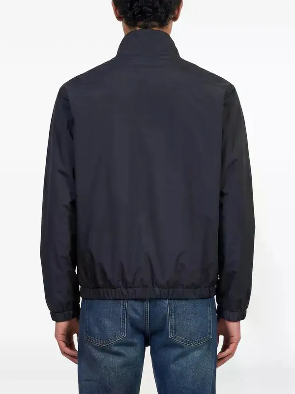 LARDINI High-neck Elasticated-trim Jacket