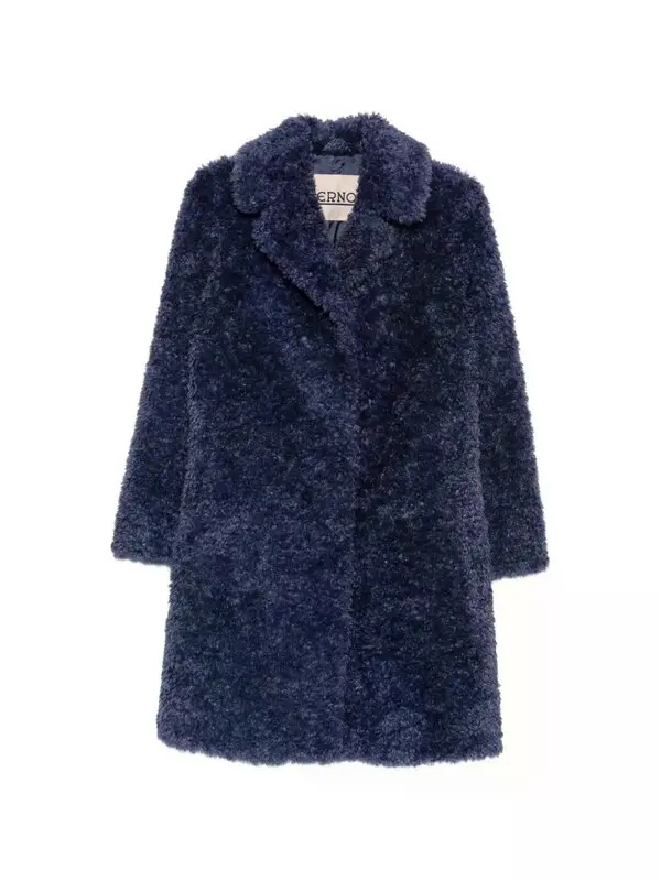 Herno Textured-finish Notched-lapel Coat