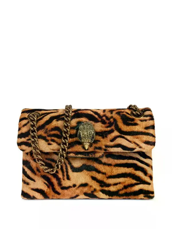 Kurt Geiger Mini Kensington Tiger-print Shoulder Bag - Orange