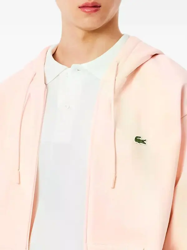Lacoste Logo-patch Zip-up Hoodie
