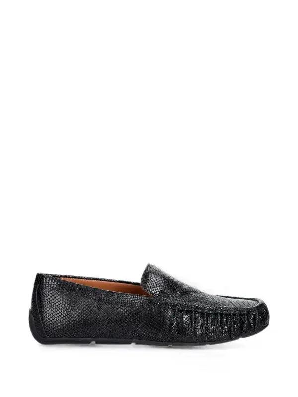 VAGABOND SHOEMAKERS Mika Snake-effect Loafers - Black