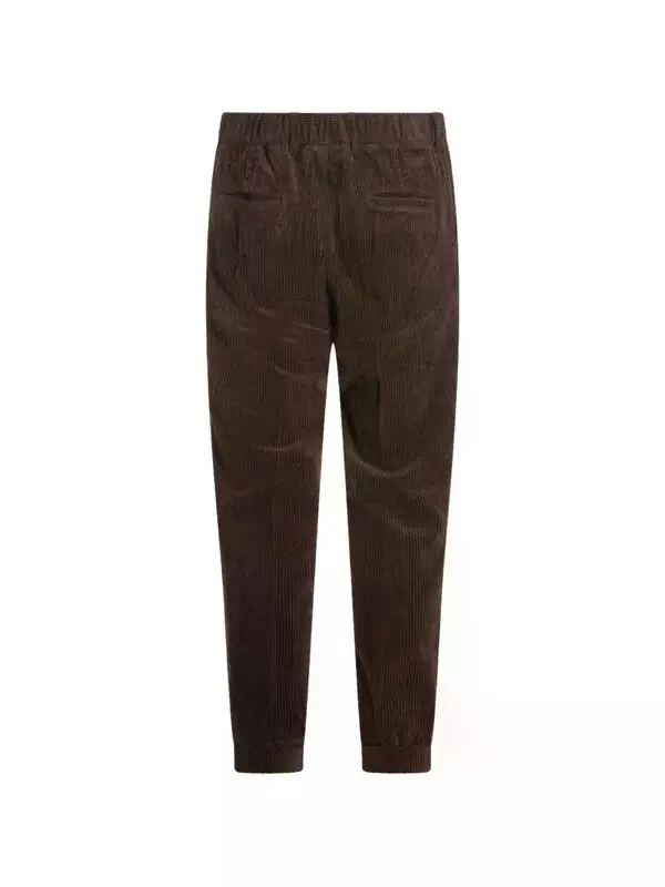 04651 / A TRIP IN A BAG Pleated Corduroy Trousers
