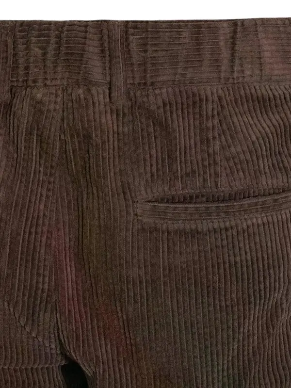 04651 / A TRIP IN A BAG Pleated Corduroy Trousers
