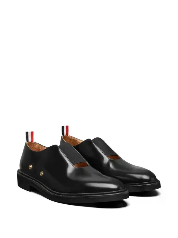 Thom Browne Suede-panelled Derby Shoes