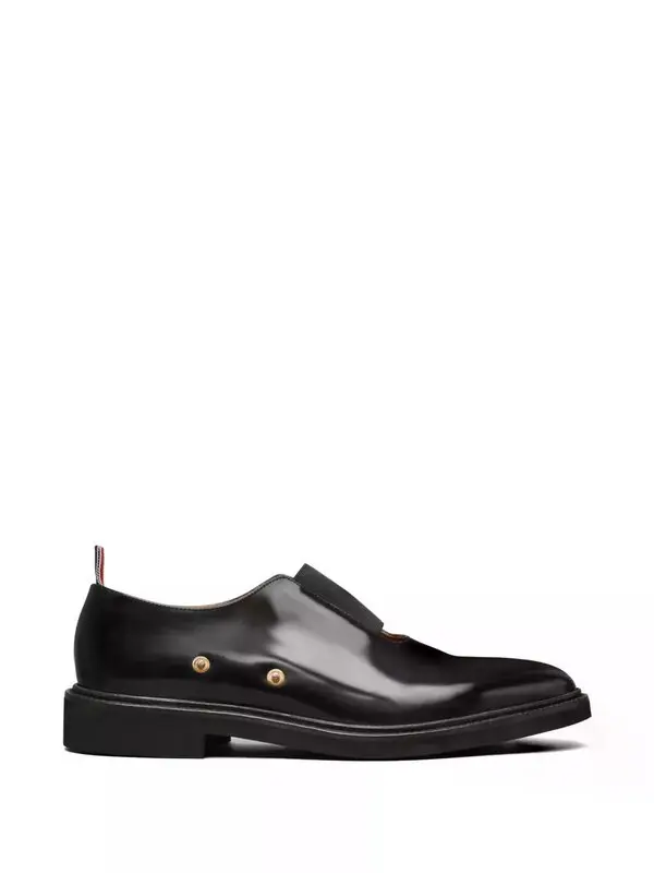 Thom Browne Suede-panelled Derby Shoes