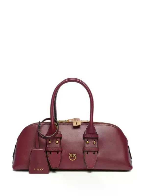 Pinko Leather Escape Bag - Red