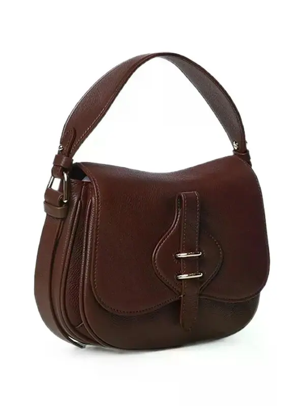 COCCINELLE Grained Leather Tote Bag - Brown