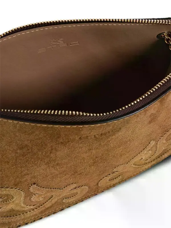 Etro Suede Bag With Logo