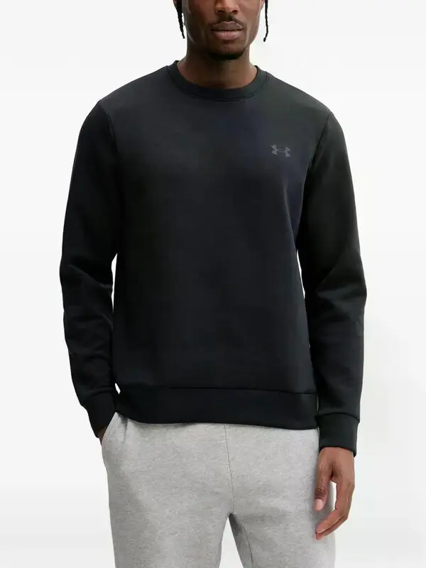 Under Armour Unstoppable Fleece Logo-print Sweater - Black