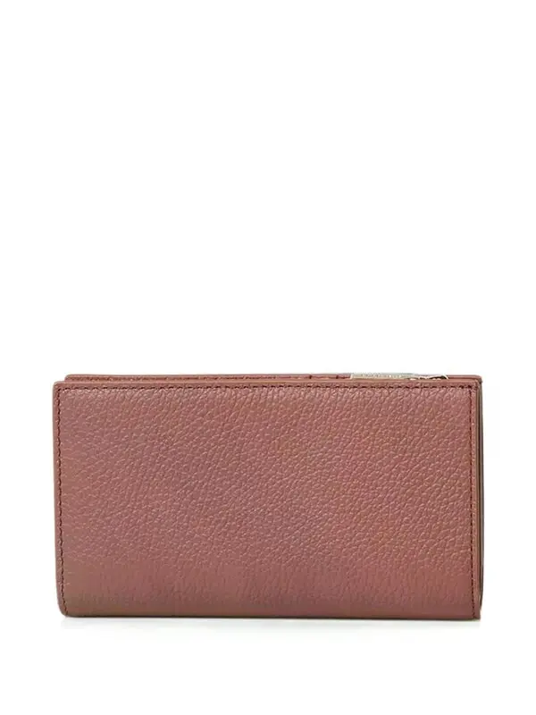COCCINELLE Medium Metallic Logo-plaque Wallet