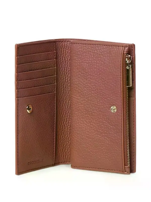 COCCINELLE Medium Metallic Logo-plaque Wallet
