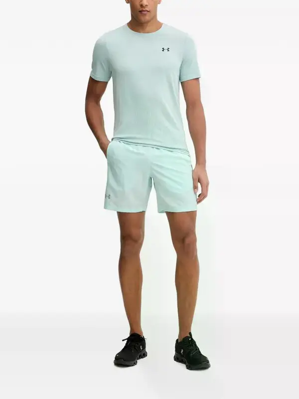 Under Armour Vanish Elite Seamless Logo-print Short-sleeve T-shirt - Blue