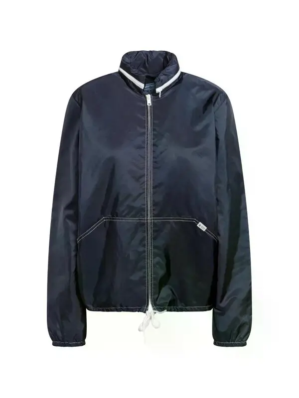 Prada Contrast-stitch Zip-up Jacket