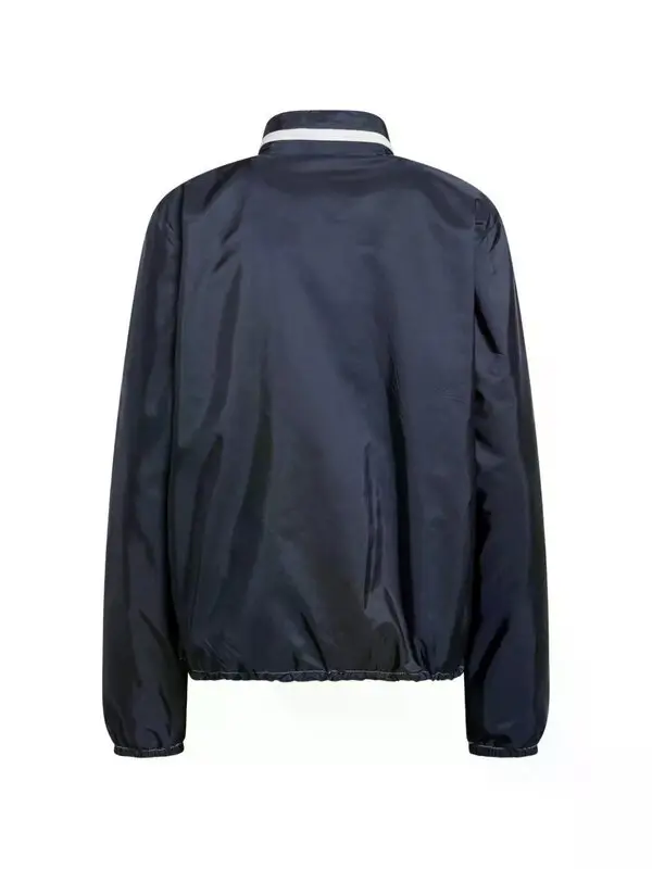 Prada Contrast-stitch Zip-up Jacket