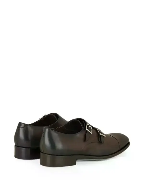 DOUCAL'S Double-buckle Monk Shoes