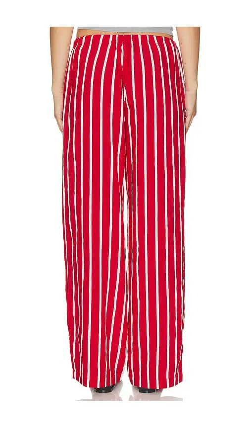 Madewell E- Waist Striped Pull- On Pant In . Also