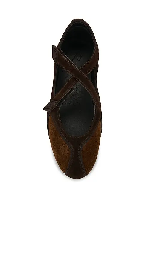 Attico Floor01 Ballerina Flat - Brown
