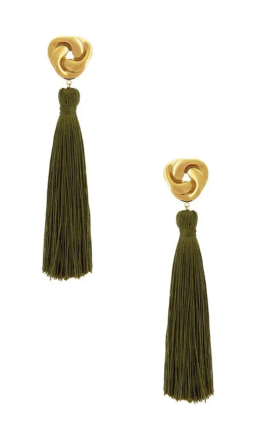 PETIT MOMENTS Maddie Earrings - Olive