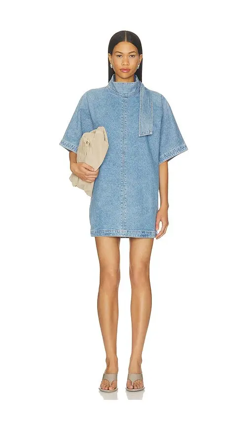 AGOLDE Kembra Dress In . Also - Blue