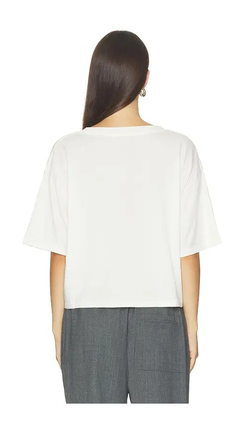 ANINE BING Johnny Cropped Tee