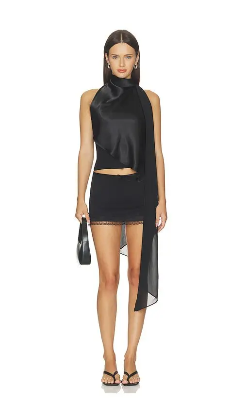 ALL THE WAYS Story Drape Top In . Also - Black