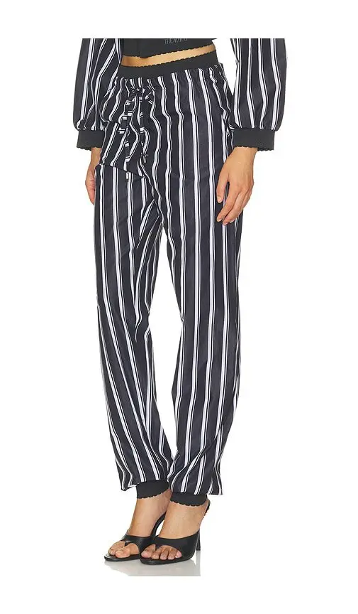 Attico Striped Poplin Pants