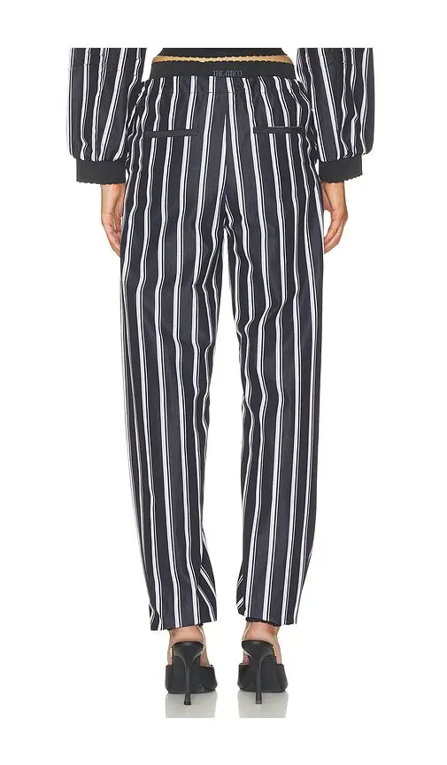 Attico Striped Poplin Pants