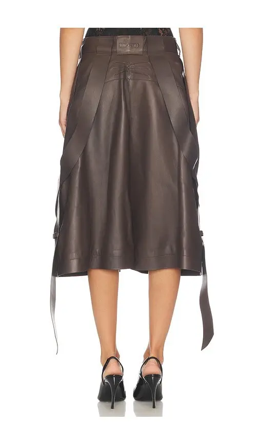 Attico Baggy Leather Pant In . Also