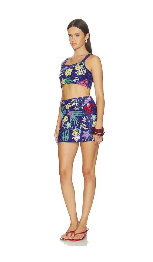 OCEANUS X Disney Seabreeze Embellished Co-ord Set