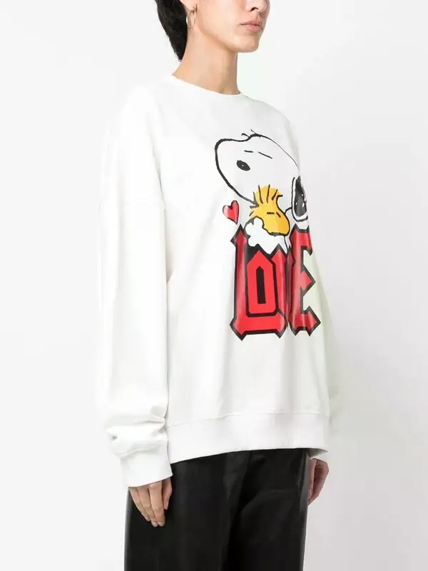 Philosophy Di Lorenzo Serafini Snoopy Love Cotton Sweatshirt