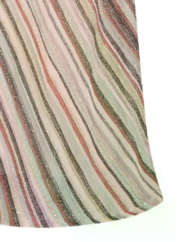 Missoni One-shoulder Striped Maxi Dress