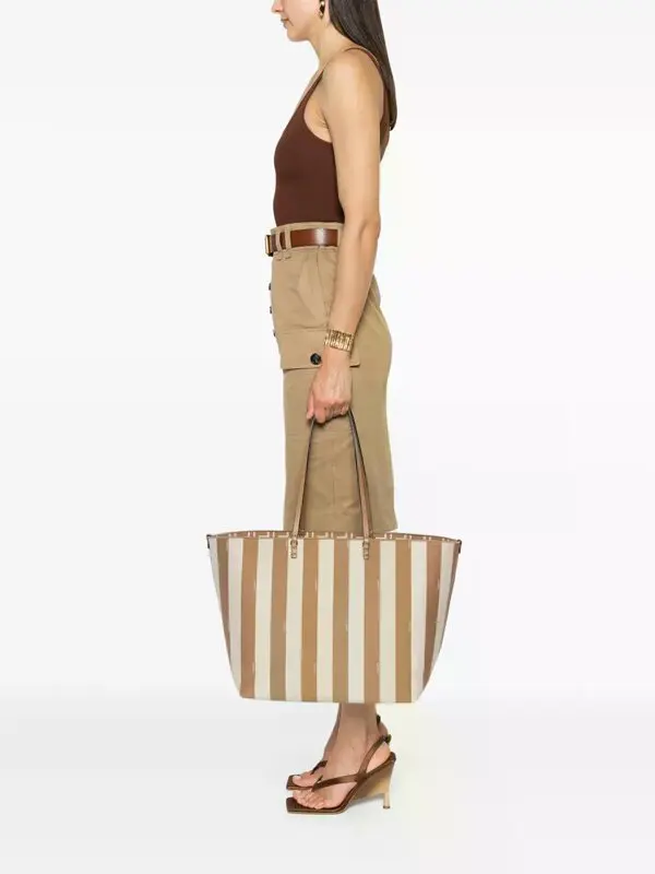 Fendi Large Roll Tote Bag - Neutrals